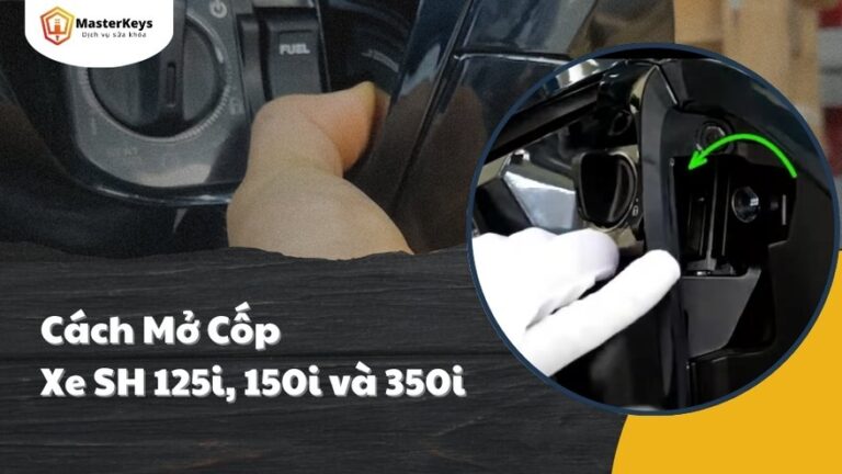 Cách Mở Cốp Xe SH 125i, 150i và 350i Nhanh Gọn